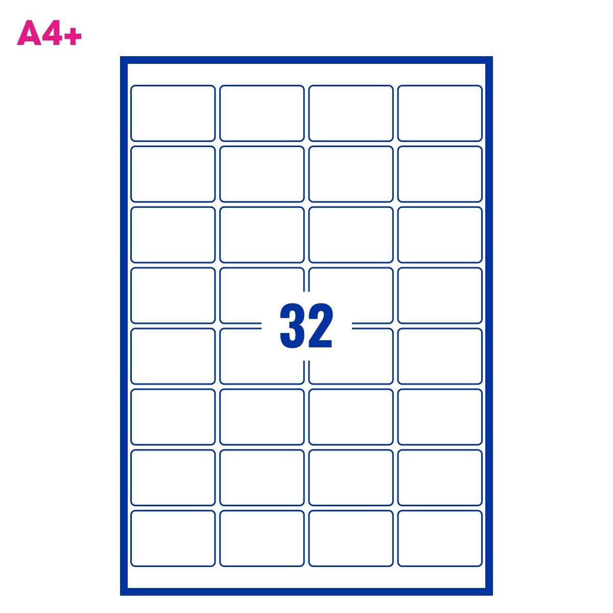 A4+ - 51 x 34mm | A4+5134 | Avery