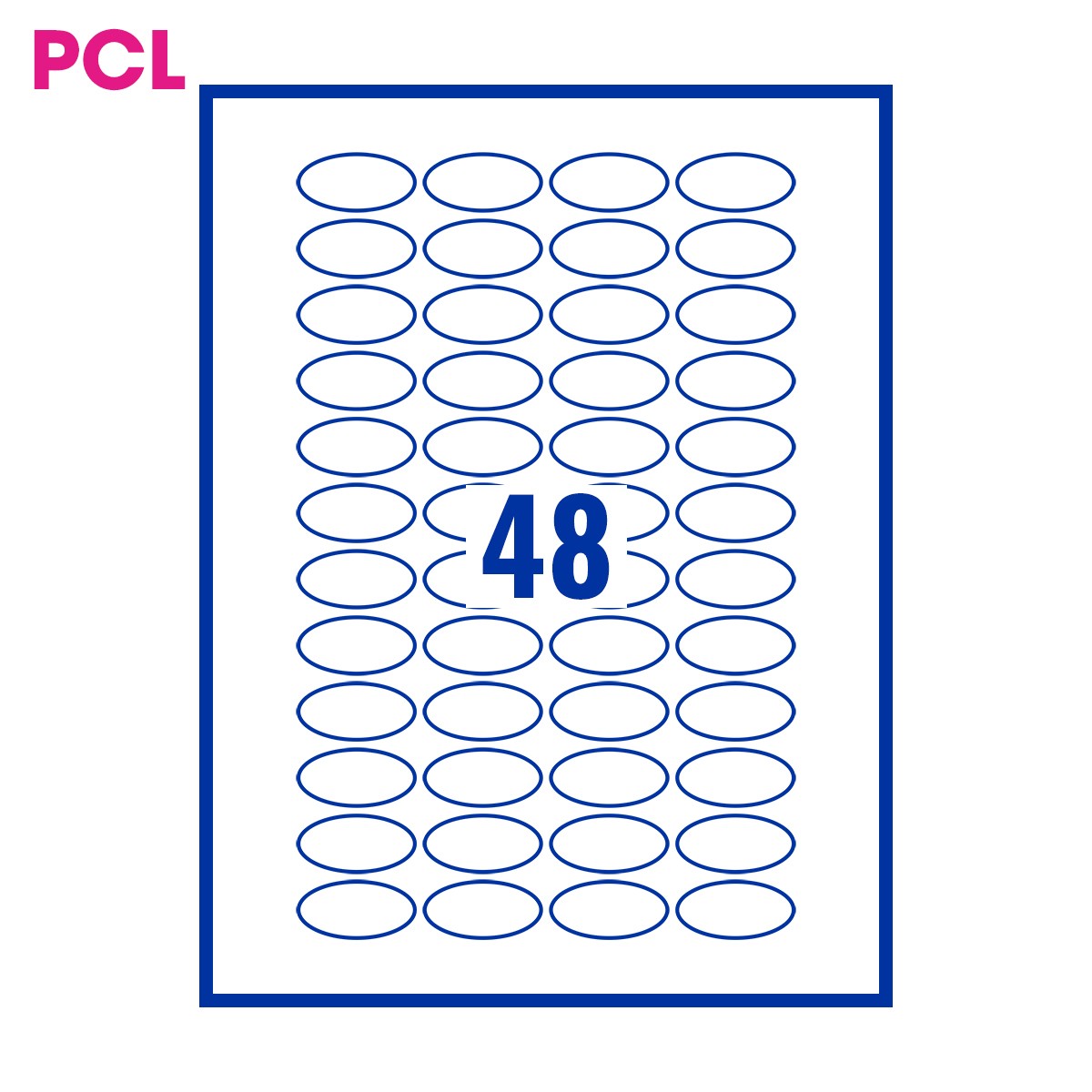 PCL - 40 x 20mm | PCL4020OVAL | Avery